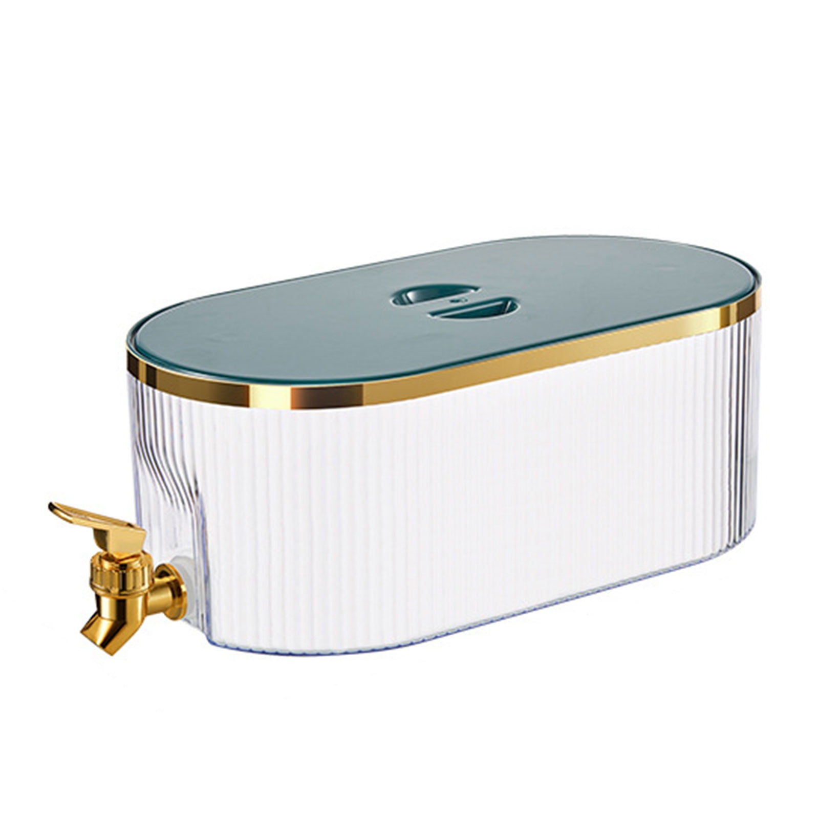 SIEYIO Faucet Cold Kettle with Lid 5.3L Fruit Tea Refrigerator Freezing ...