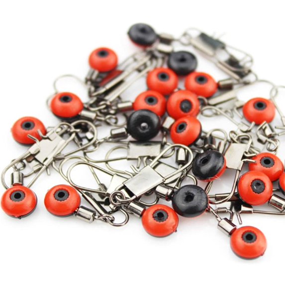 SIEYIO Fishing Swivel Bead Line Connector Pulley Bead Swivel Fishing ...