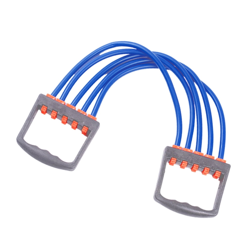 SIEYIO Five Tube Chest Expander Exercise Resistance Trainer Chest ...