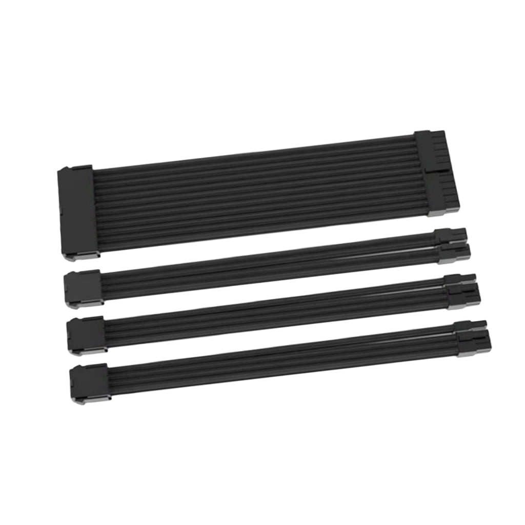 SIEYIO Flexible Power Supply Sleeved Cable, 18AWG Power Extension Cable ...