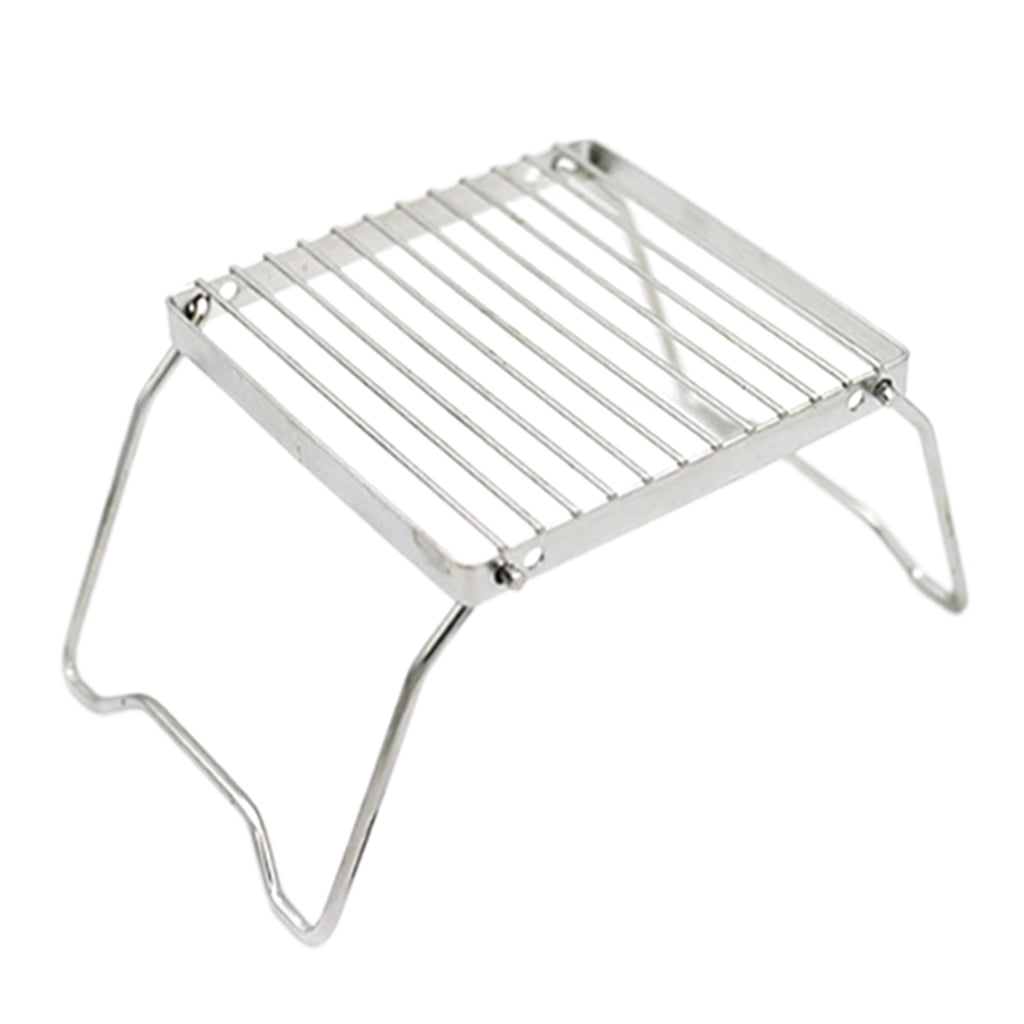 SIEYIO Folding Campfire Grill Stove Stand Stainless Steel Camp Fire ...