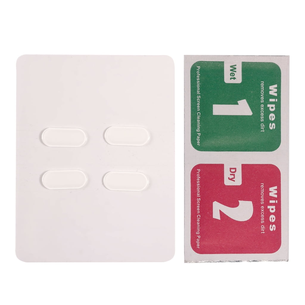 SIEYIO Glass Mouse Skate Stickers Rounded Curved Edges Mouse Feet Pad ...