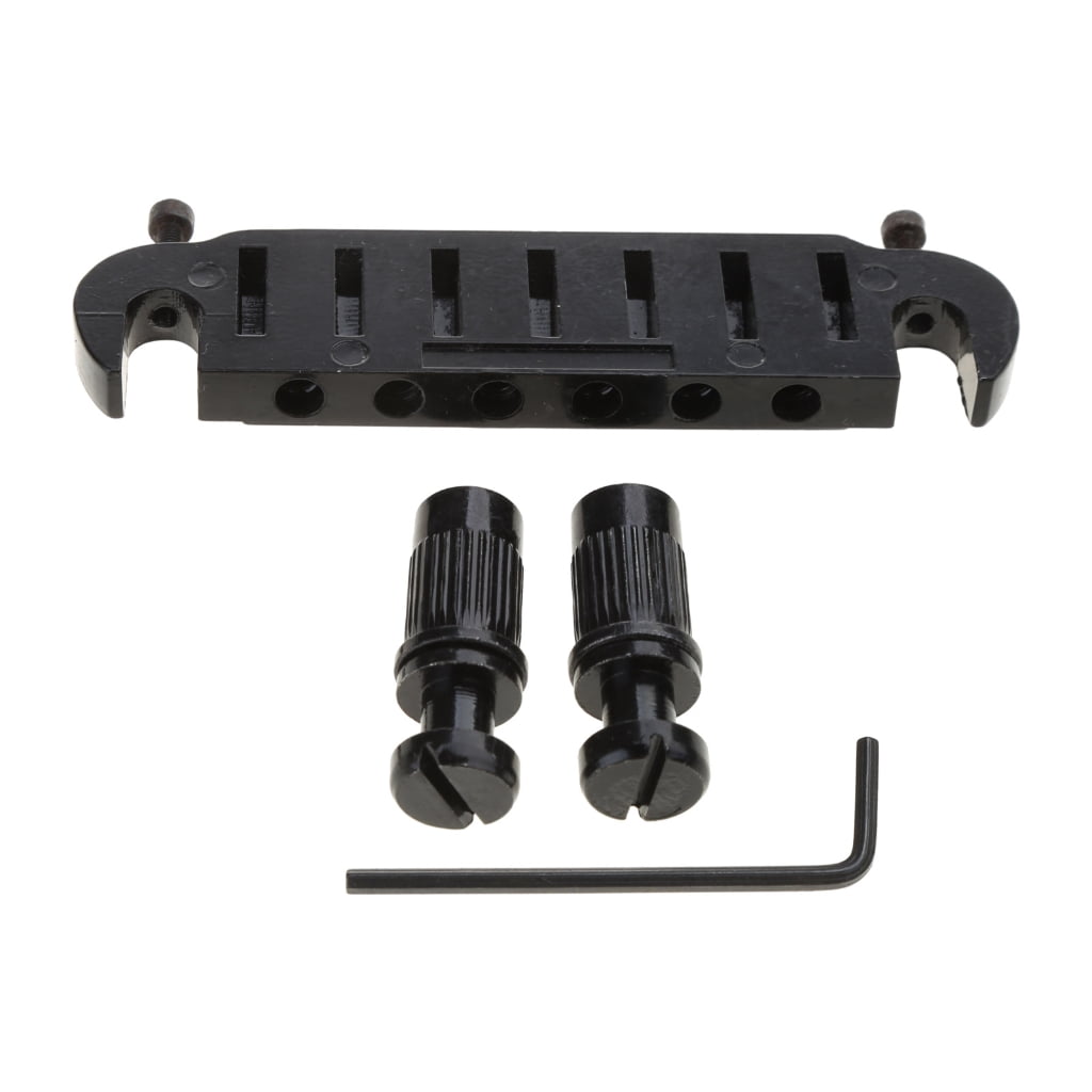 SIEYIO Guitar Bridge, Electric Guitar Bridge Wraparound Bridge Stop ...