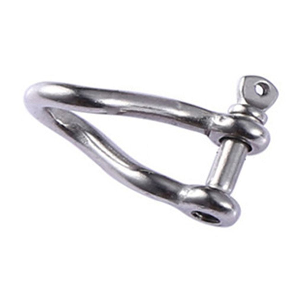 SIEYIO Heavy Duty Marine Shackles Stainless Steel Screw Pin Small Twist ...