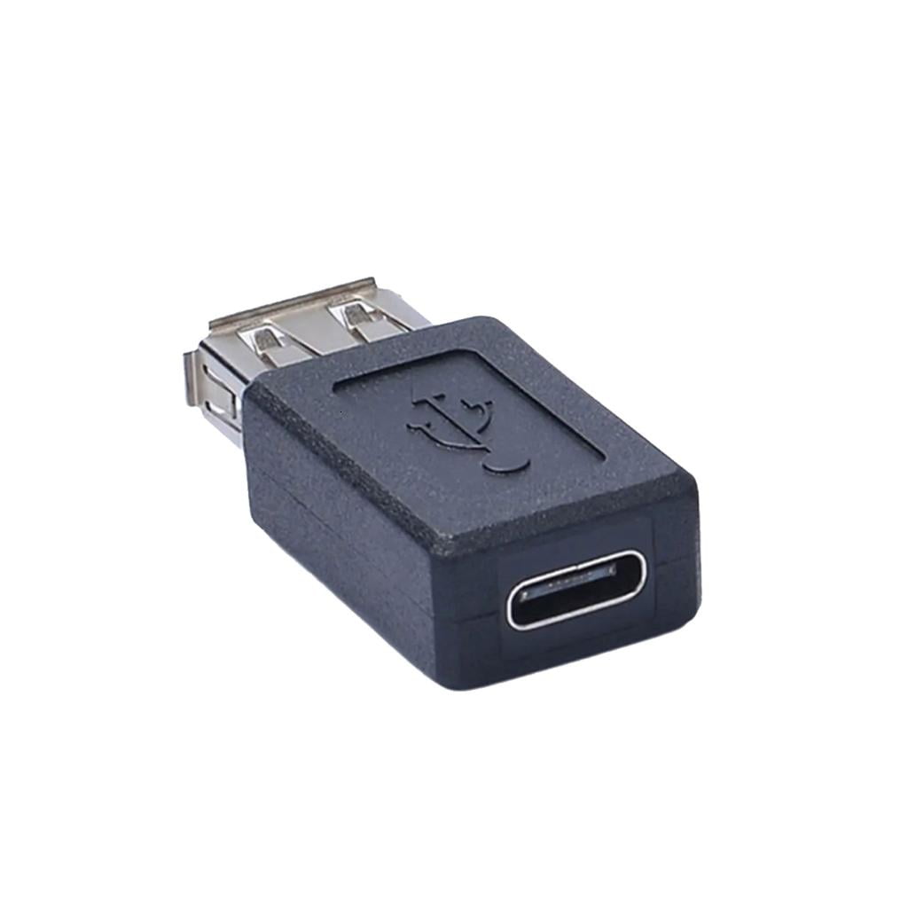 SIEYIO High Speed USB 2.0 to Type C Female Adapter Supports 5V/3A Charging & 480Mbps - Walmart.com