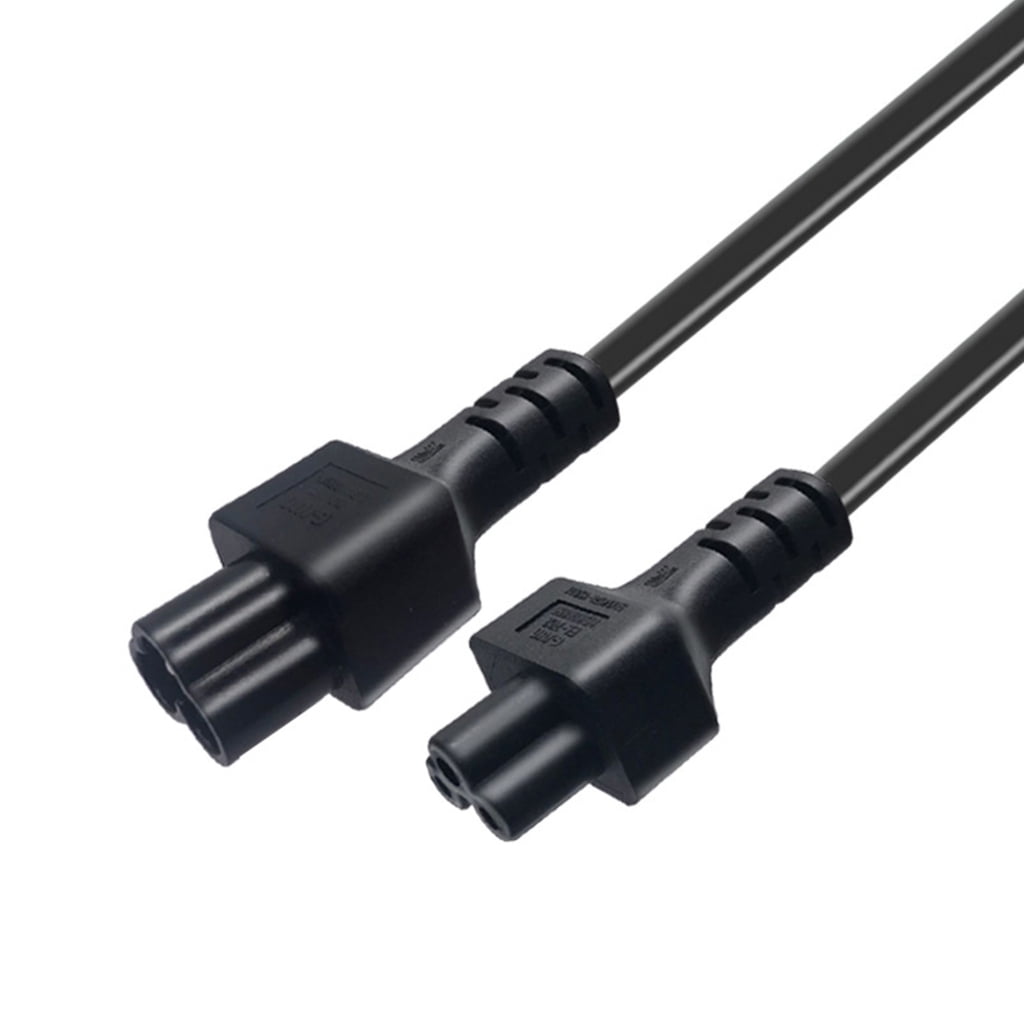SIEYIO IEC320 3Pin Male to IEC320 C5 Female Cloverleafs Power Cable ...