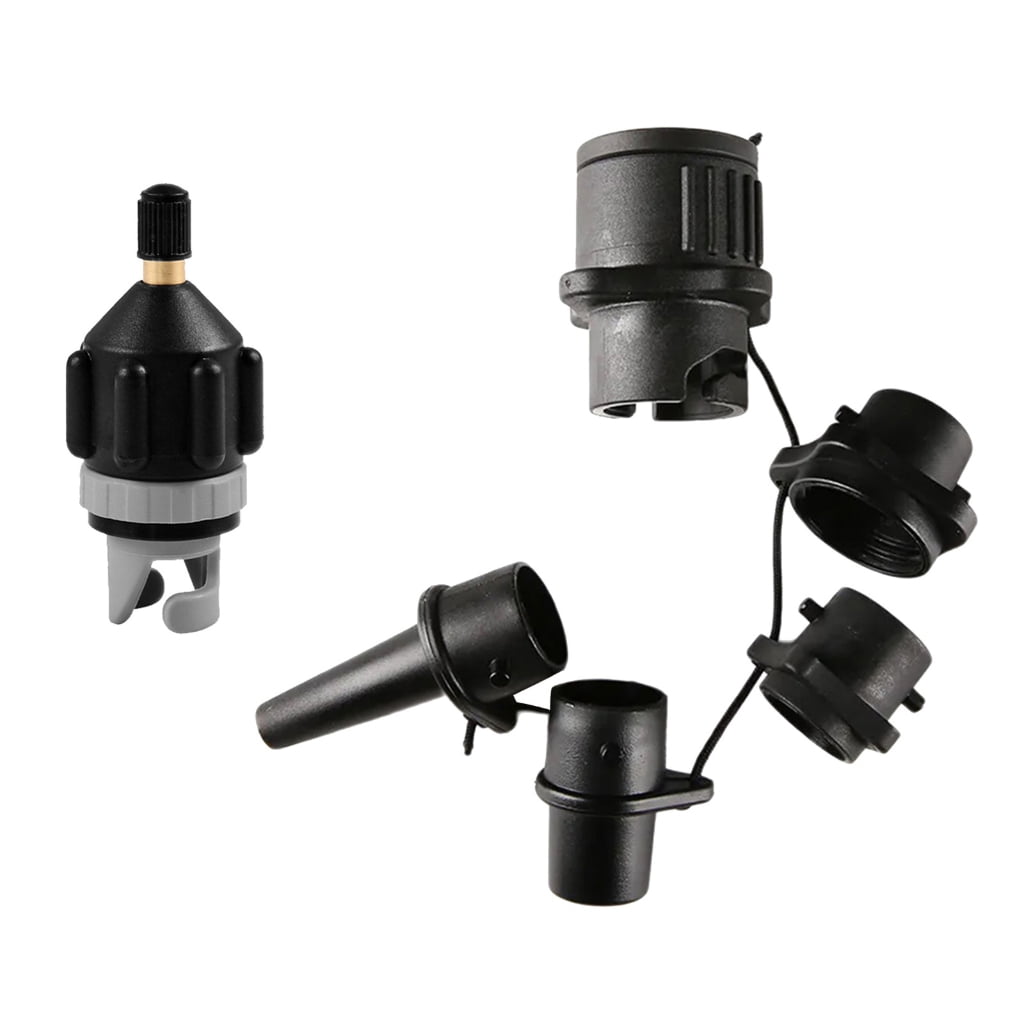 SIEYIO Inflatable Pumps Adaptor Converter with 4 Nozzles Paddleboard ...