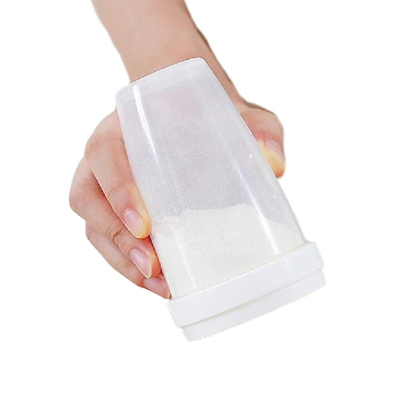 SIEYIO Flour Pouring Jar with Lid Handy Flour Container Chocolate ...