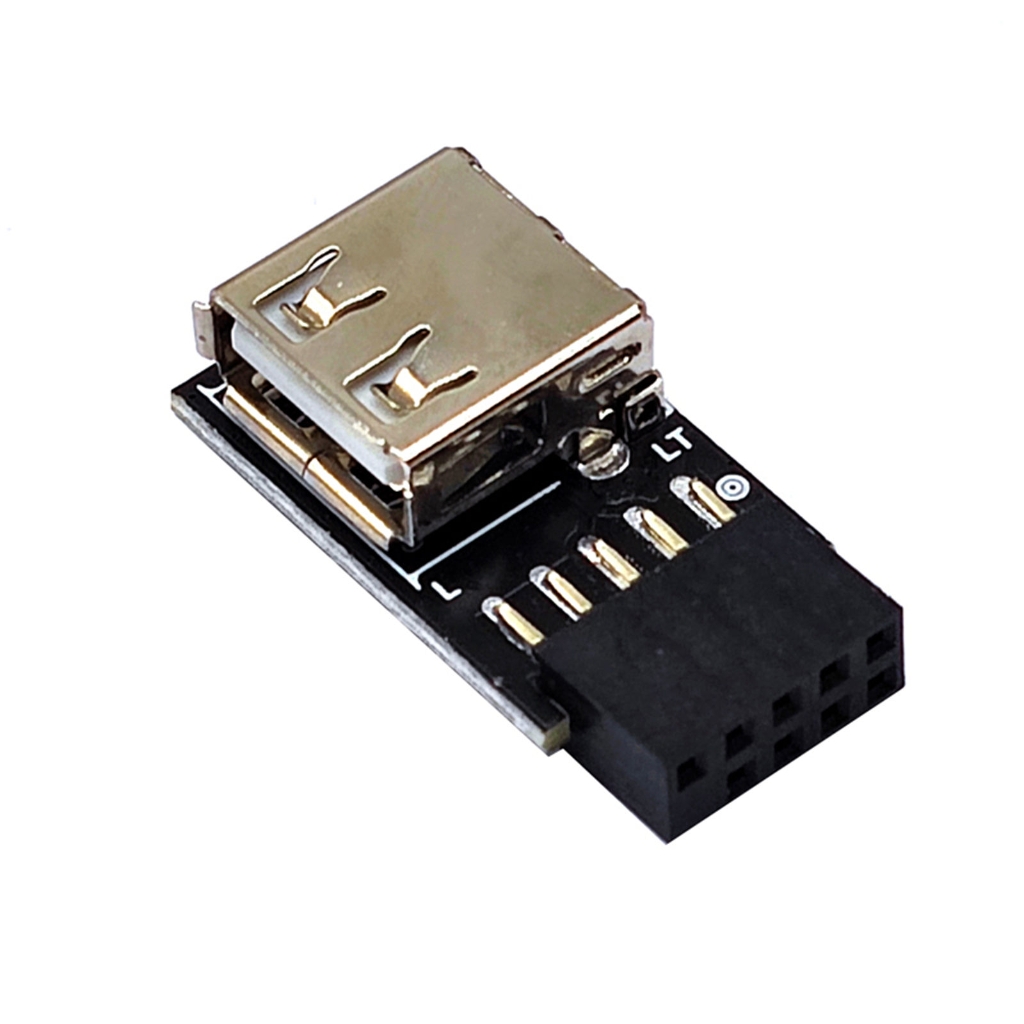 SIEYIO Internal USB Expansion 9Pin Motherboard to USB 2.0 Adapter For ...