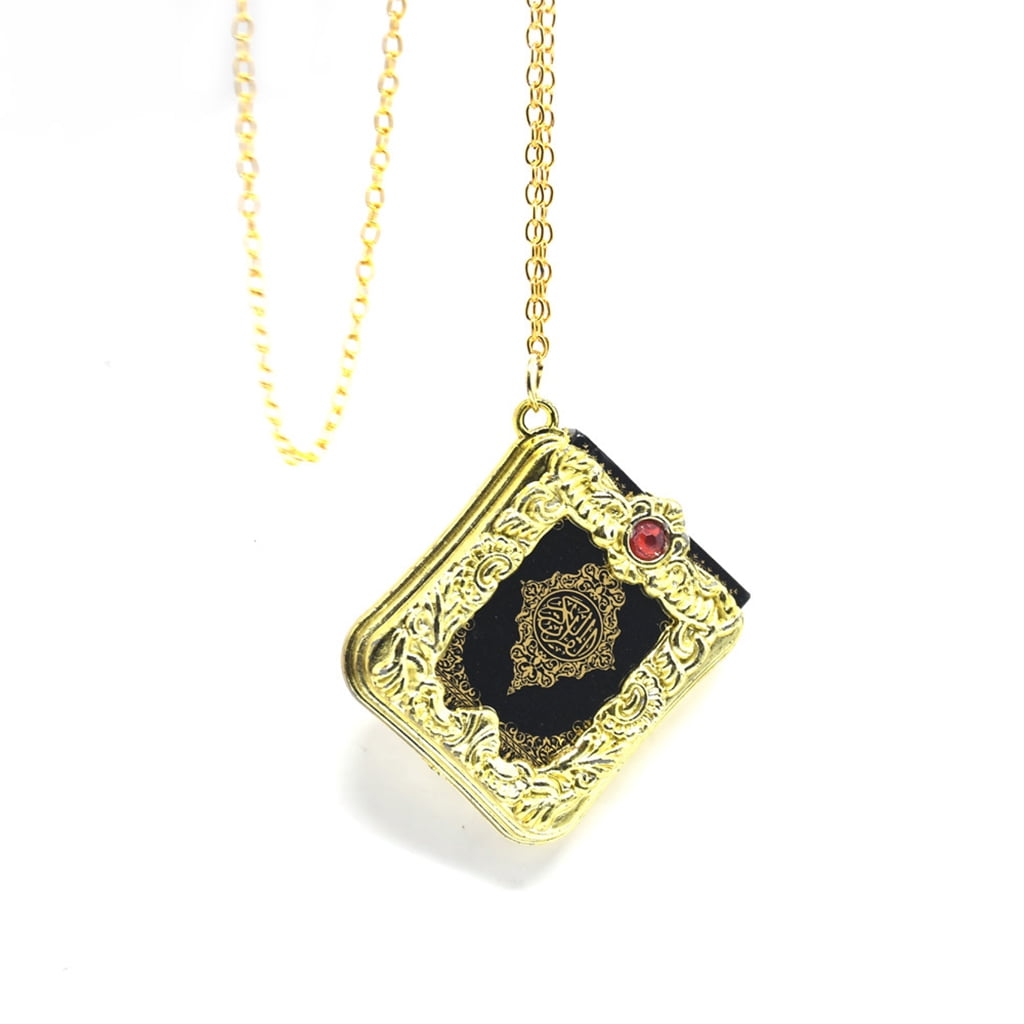 SIEYIO Holy Quran Pendant Necklace Clavicle Chain for Mother Sister ...