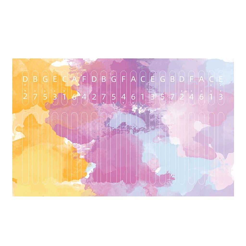 SIEYIO Kalimba Note Stickers Kalimba Sticker Thumb Piano Decals ...