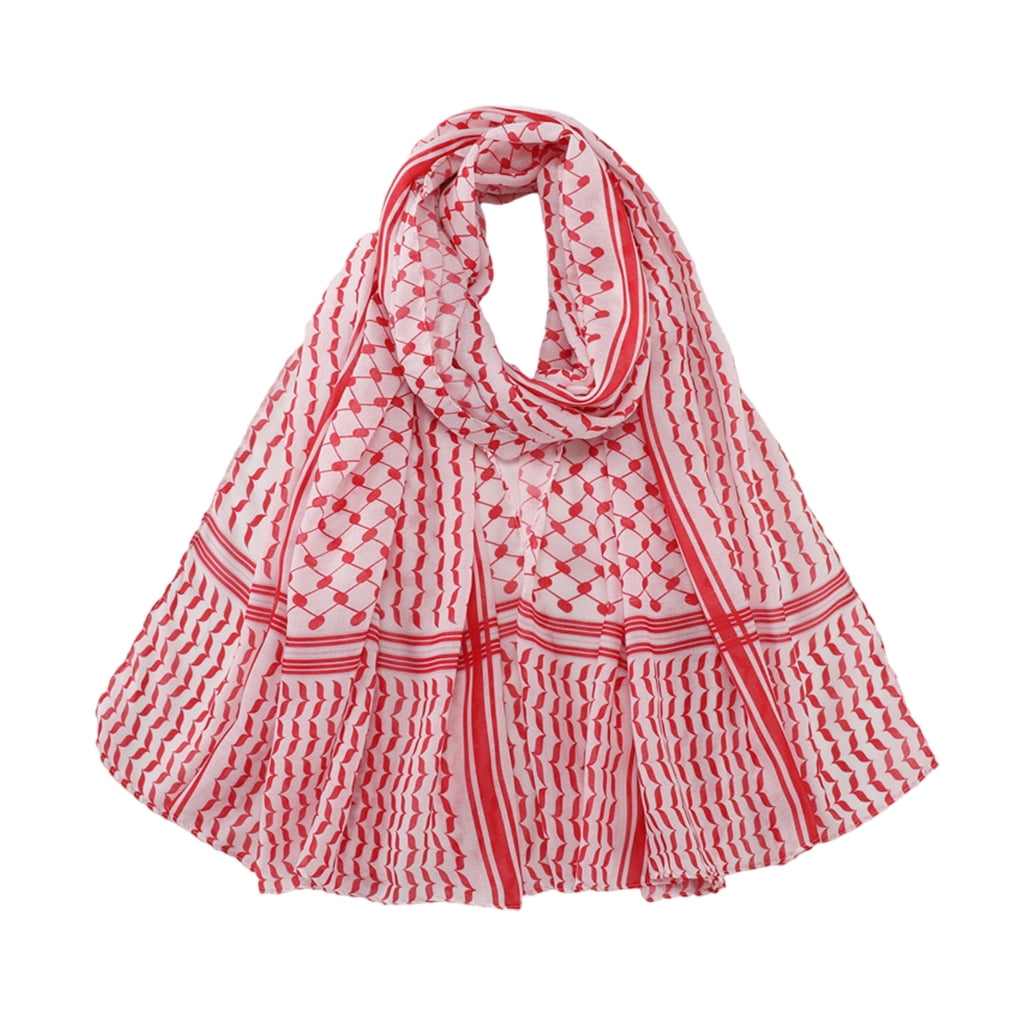 SIEYIO Lattice Pattern Middle East Headscarf Arab Style Kerchief for ...