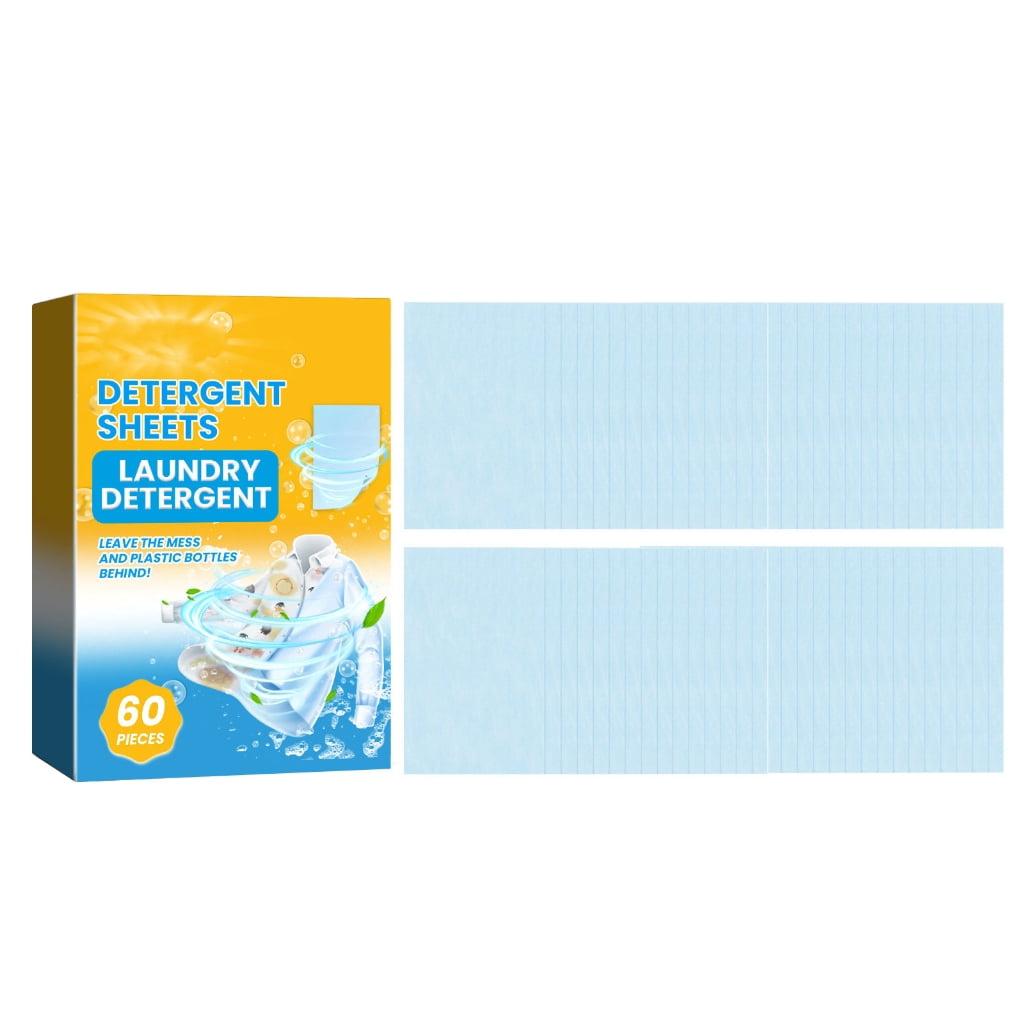 SIEYIO Laundry Detergent Strips Travel Laundry Detergent Stain Fighting ...