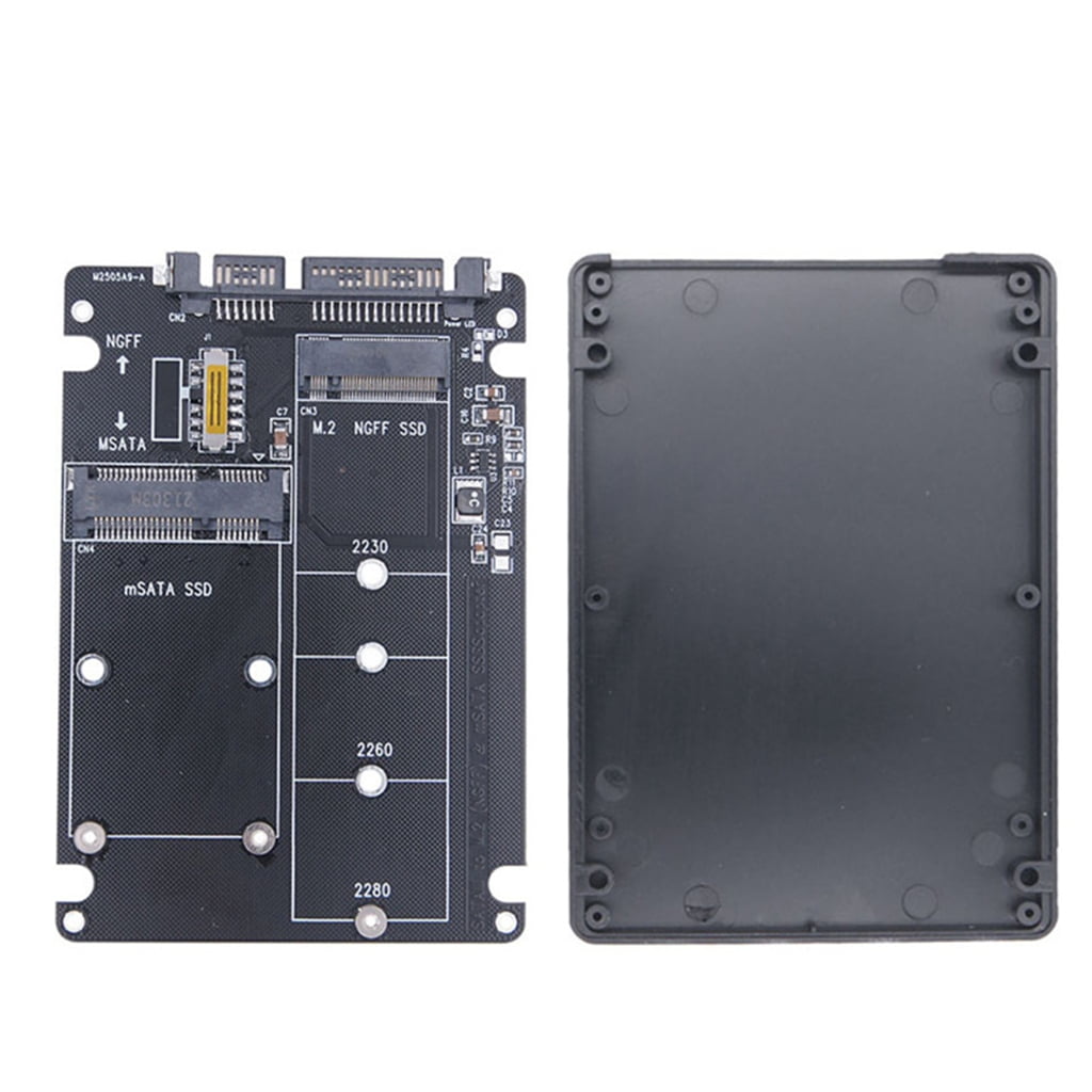 SIEYIO MSATA SSD Solid Disk NGFF To SATA3 External Hard Disk Adapter ...