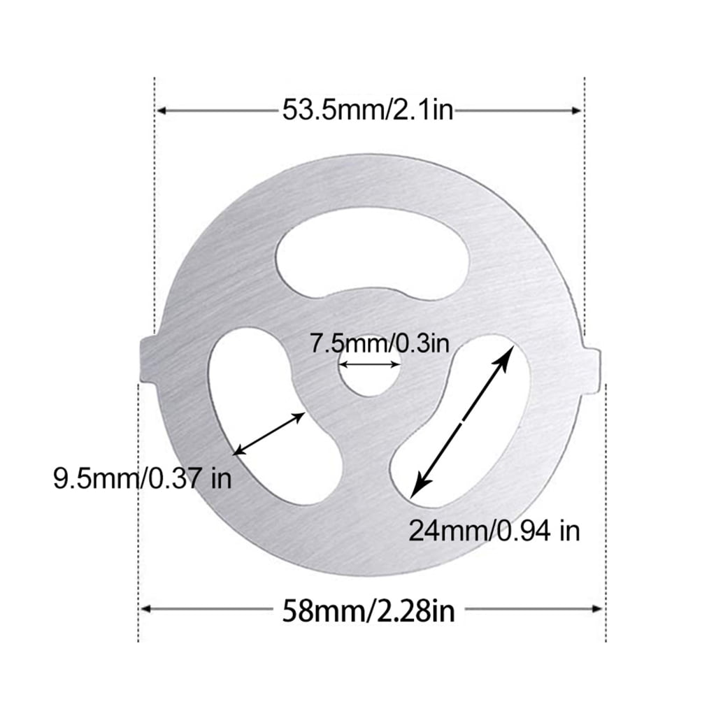 SIEYIO Meat Grinder Discs Plates Grinding Meat Grinder Disc Stainless ...