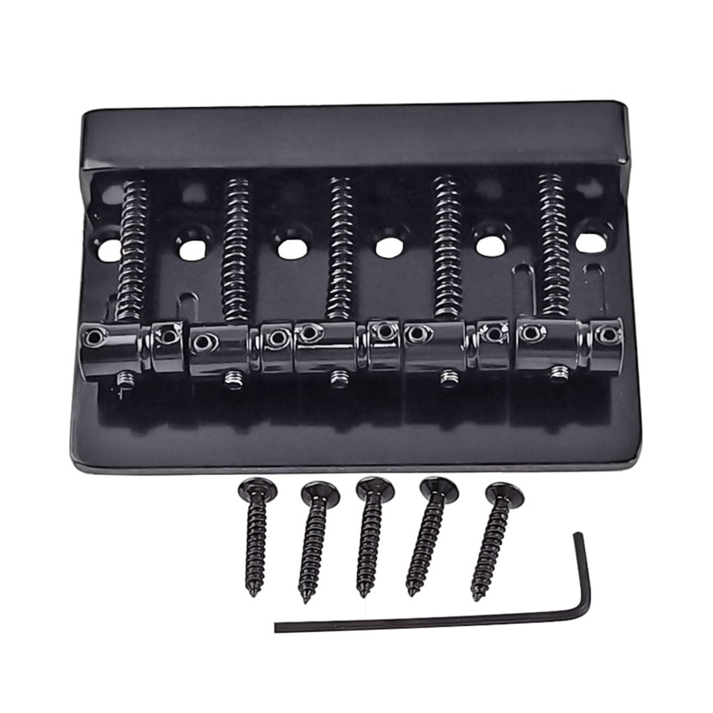 SIEYIO Metal Fixed Hardtail Tailpiece Bridge Saddle with Screw for ...