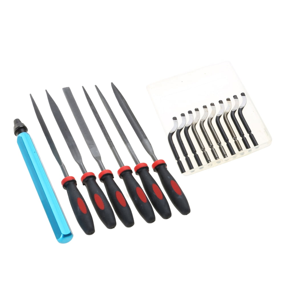 SIEYIO Metal Handle Burr Trimmer Edger Scrapers Deburring Trimming Tool ...