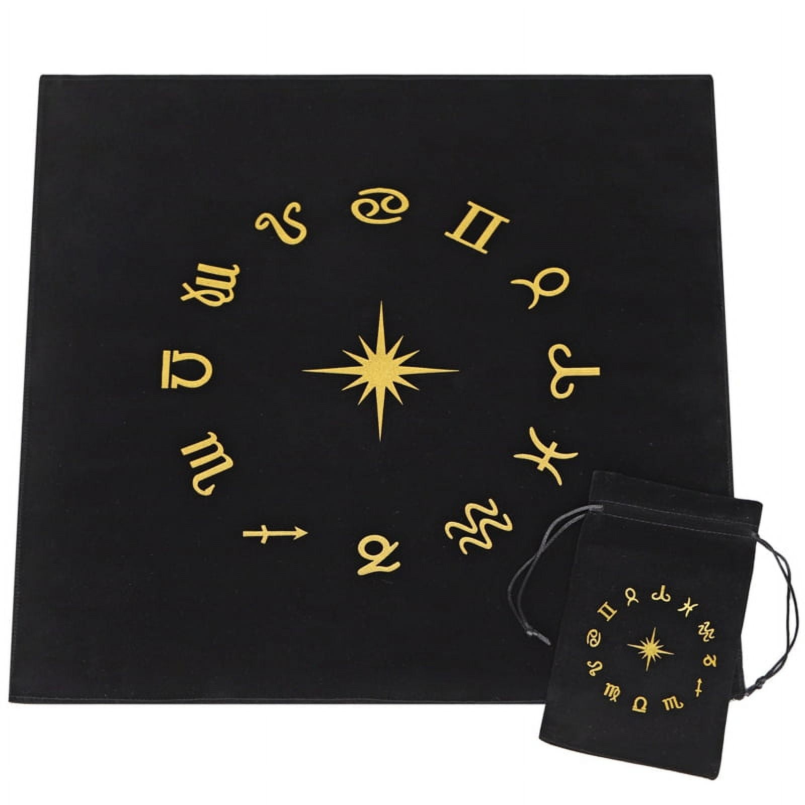 SIEYIO Metatron Tarot Card Tablecloth Flower of Life Divination Altar ...