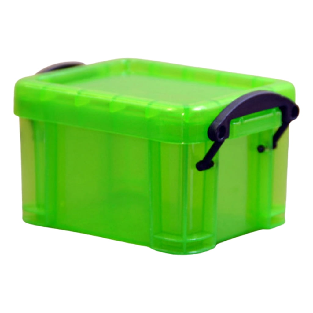 SIEYIO Mini Plastic Box Rectangular Storage Box with Locking Lid ...