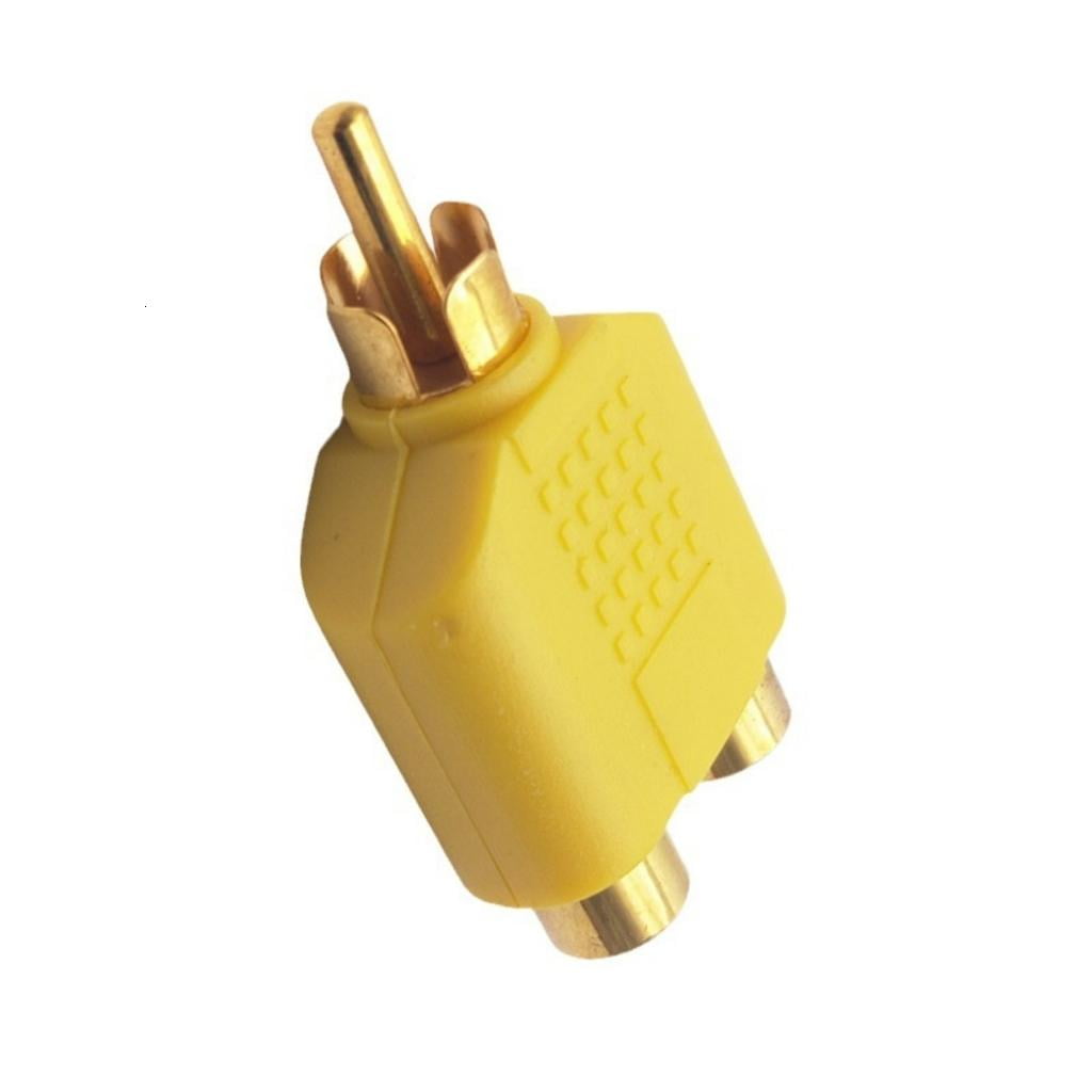 SIEYIO Mono Y Splitter Plug Adapter 1 Male to 2 Female Auditory Video ...