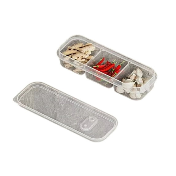 SIEYIO Multi Compartment Food Storage Container Vented Lid PP Kitchen ...