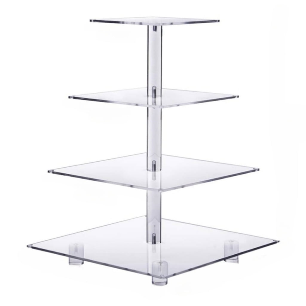 SIEYIO Multilayer Display Shelf Acrylic Rack Dessert Display Stand for ...