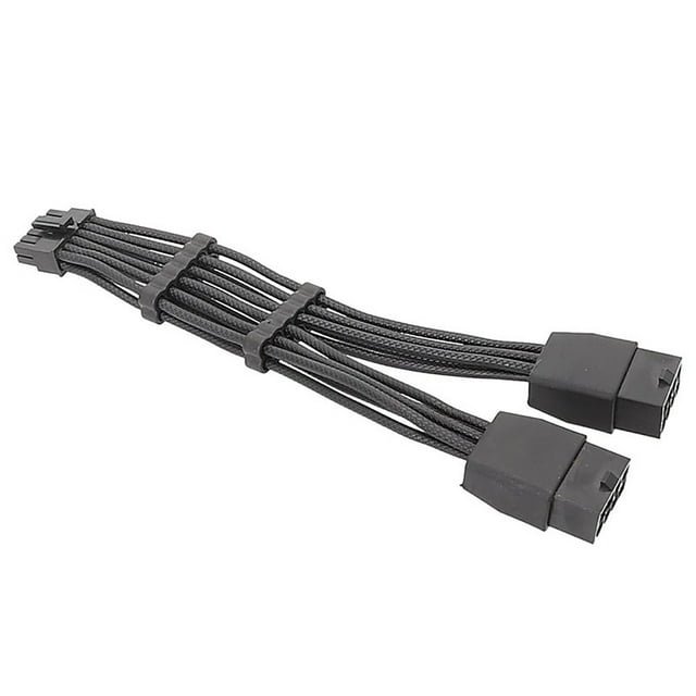 SIEYIO PCIe5.0 12VHPWR PSUs Power Cable 2 Port GPU 8pin to 12pin Power ...