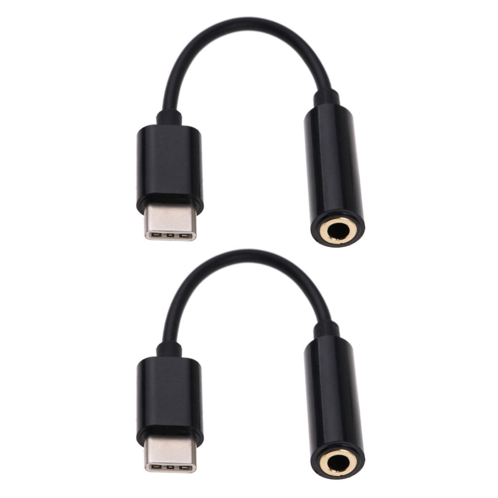 SIEYIO Pack of 2pcs Type C to 3.5mm Adapter Cord Headphone Type C ...