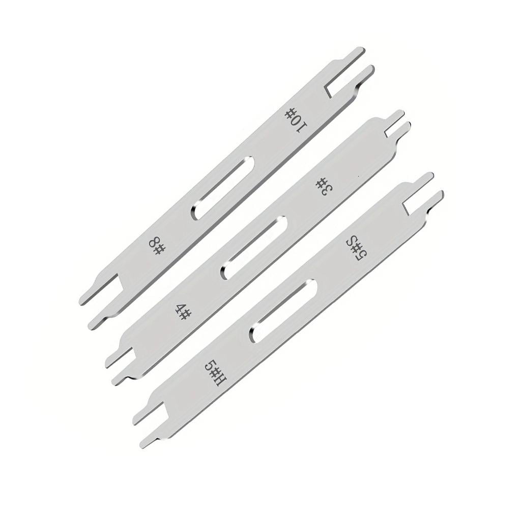 SIEYIO Pack of 3 Double Head Zippers Threader Tool High Strengths ...