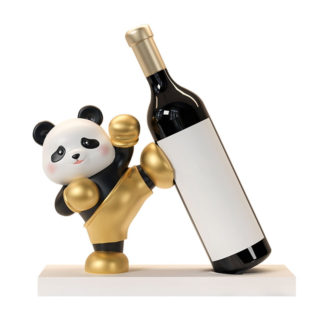 SIEYIO Panda Wine Rack Wine Bottle Holders Adds A Touch Of Fun To ...