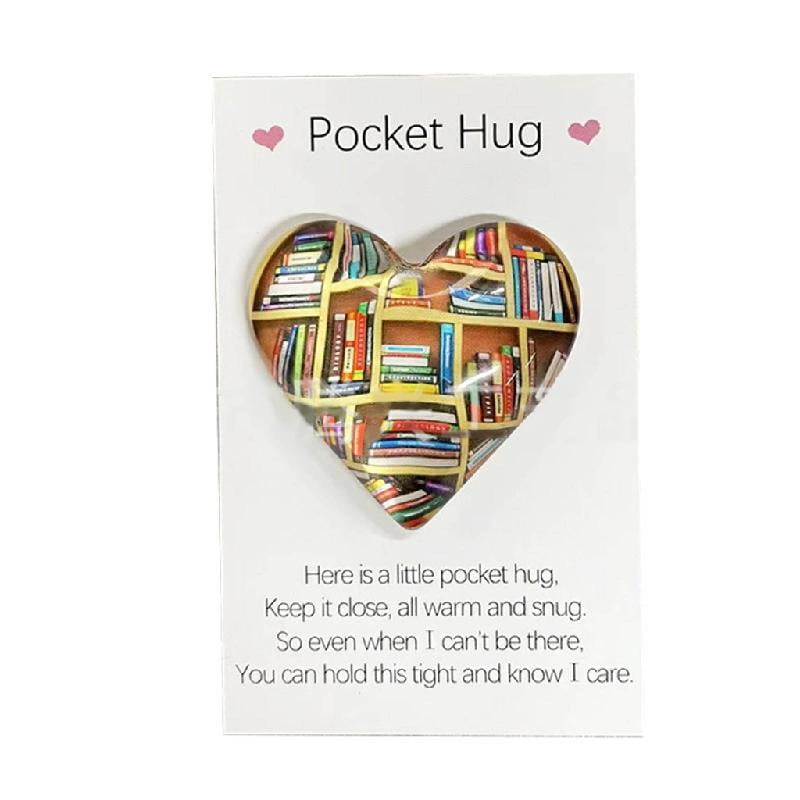SIEYIO Glass Heart Pocket Hug Greeting Card Trend Pocket Gifts Supplies ...
