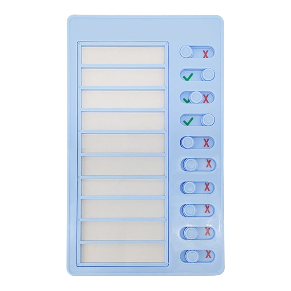 SIEYIO Portable RV Checklist Board Removable Hanging Elder Daily Care ...