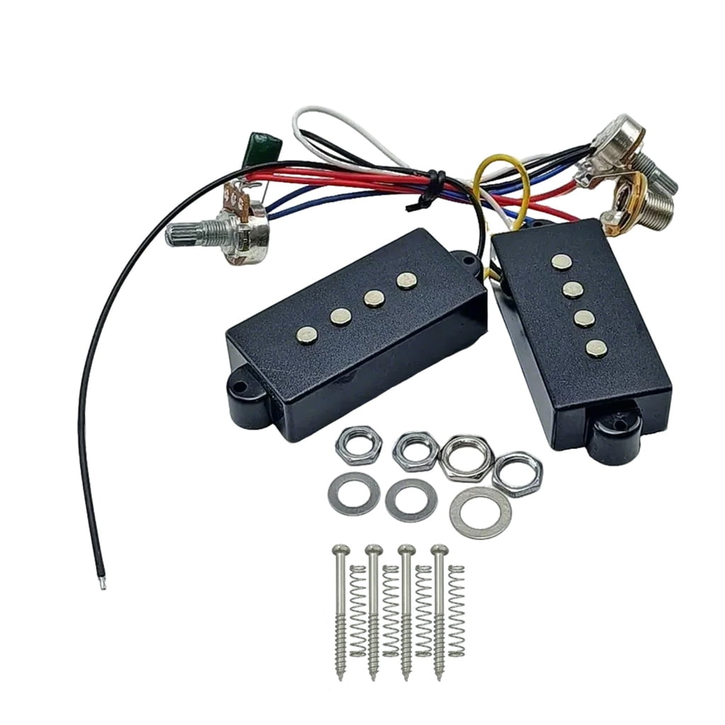 SIEYIO Prewired Pickup Guitar Tone Control Wiring Harness 4 Strings ...