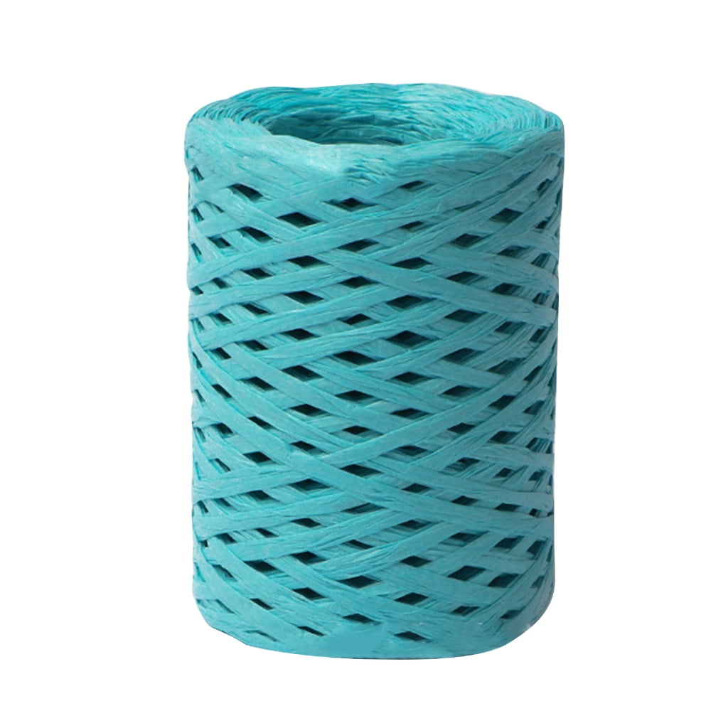 SIEYIO Raffia Ribbon Raffia Yarn For Crocheting Bag 150m/492feet150m ...
