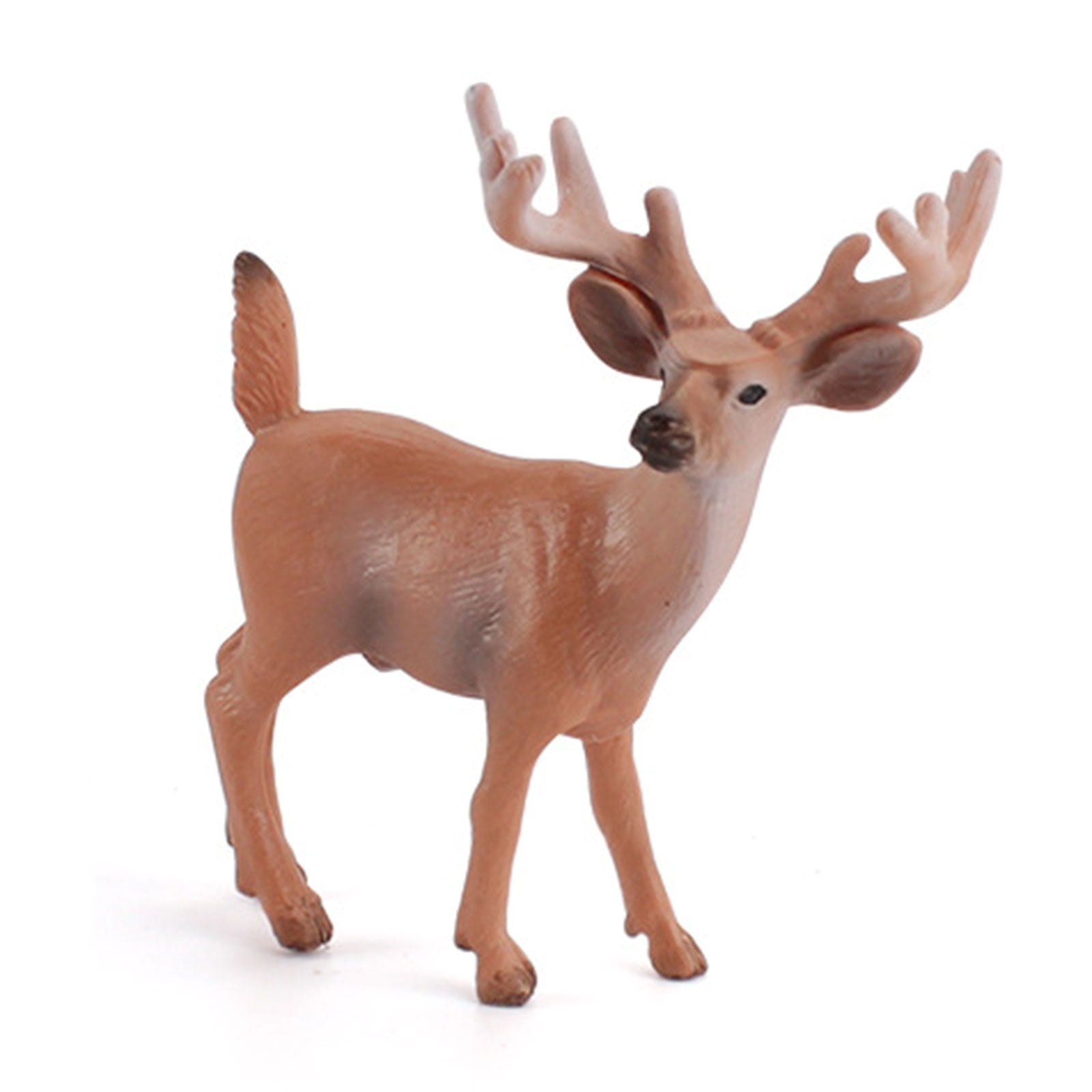 SIEYIO Realistic Models Deer Action Toy Figures Moose Elk PVC Figurines ...
