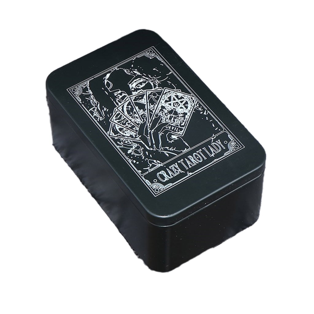 SIEYIO Rectangle Money Coin Carry Box Small Tarots Organizers Jewelry ...