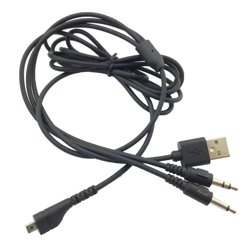 SIEYIO Replacement RGB PC USB 3.5mm Cable Splitter Cord for Arctis 3 5 ...
