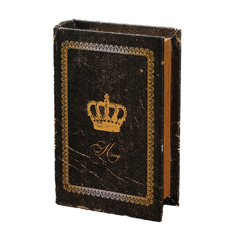 SIEYIO Retro Fake Book Box European Inspired Decorative Book Props Faux ...