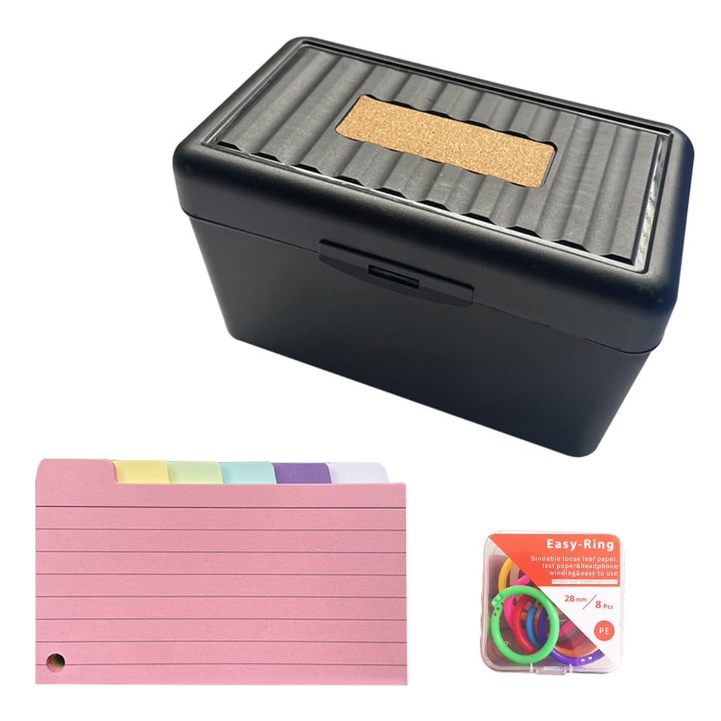 SIEYIO Ruled Note Card Dividers Lined Pattern Cards Studying Cards ...