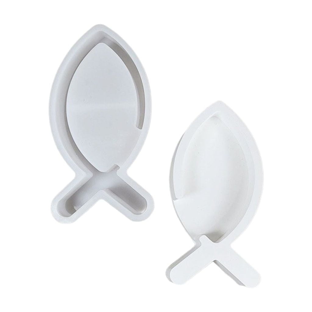 SIEYIO Sea Creature Fish Shape Silicone Molds for Candle Stand Tealight ...