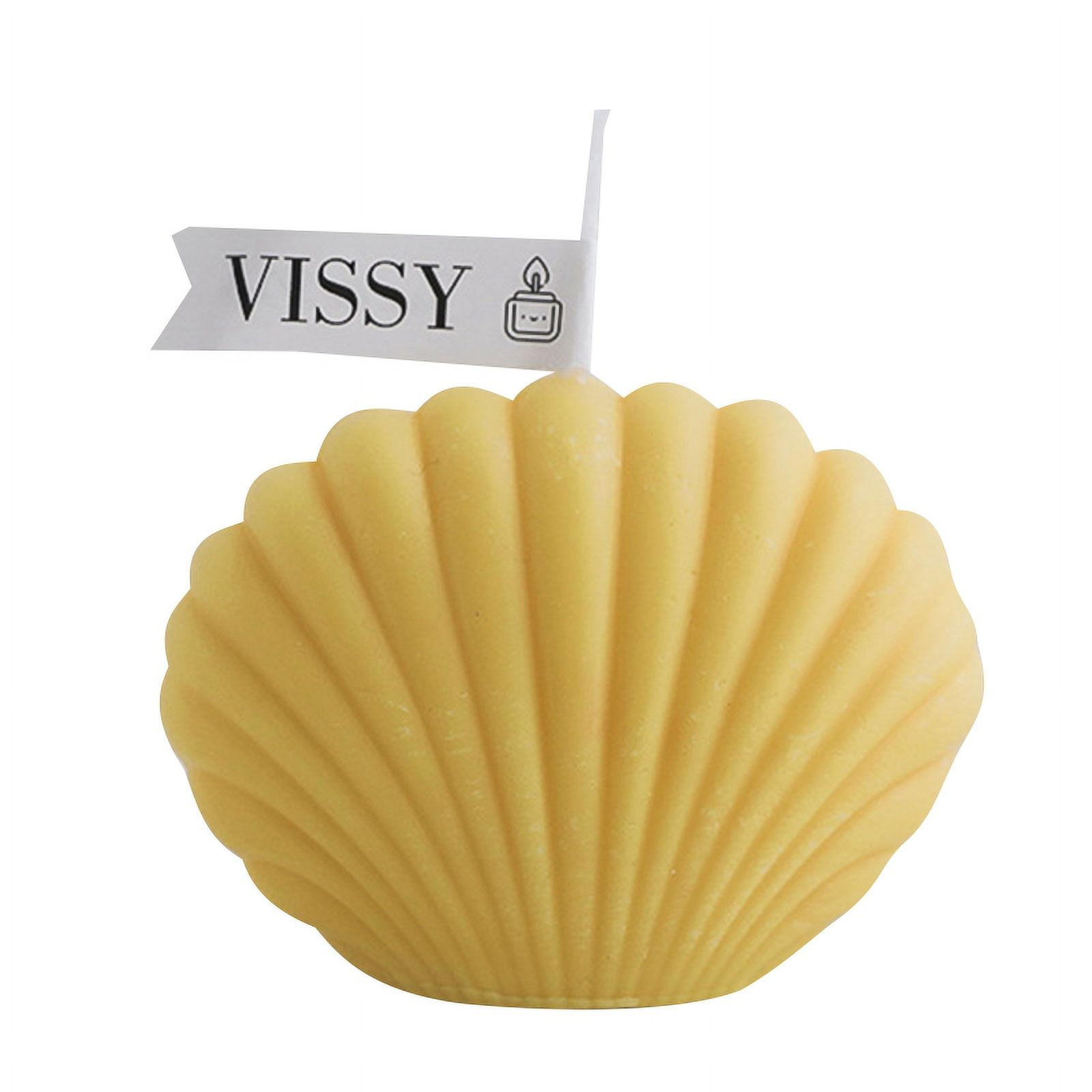 SIEYIO Seashell Scented Candles Sea for Shell Shape Aromatic Decorative ...