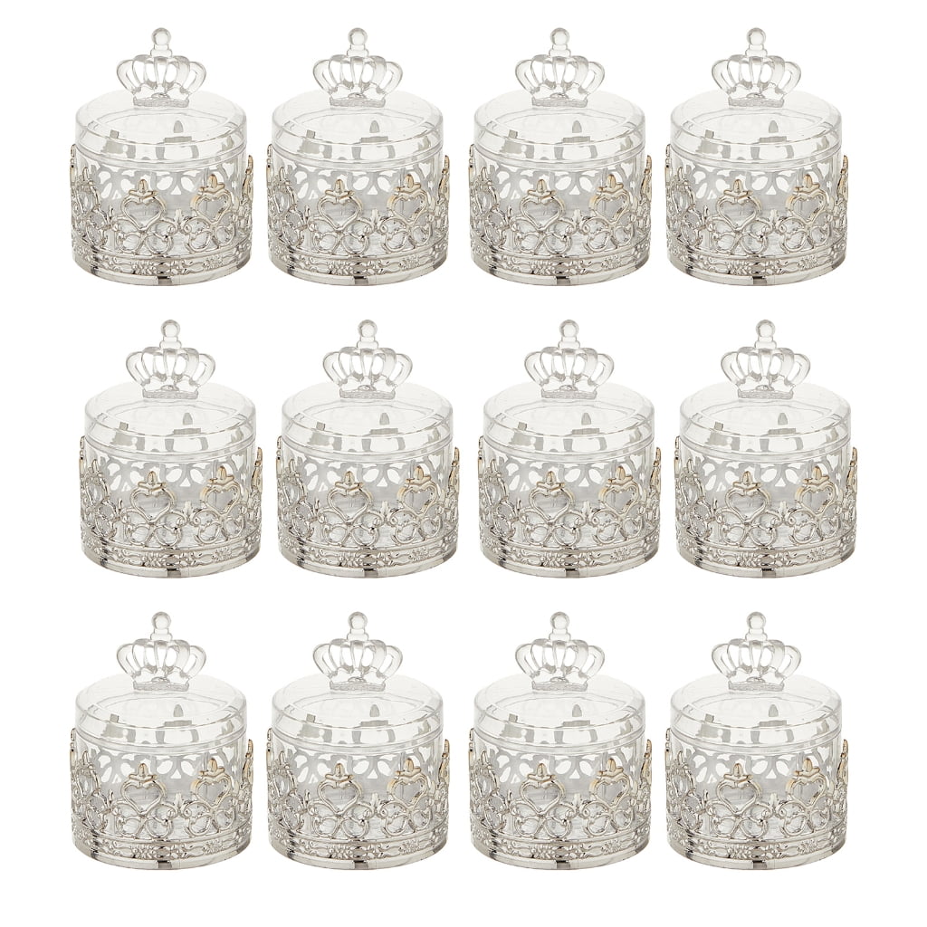 SIEYIO Set of 12 Elegant Candy Holder Practical Wedding Candy Container ...