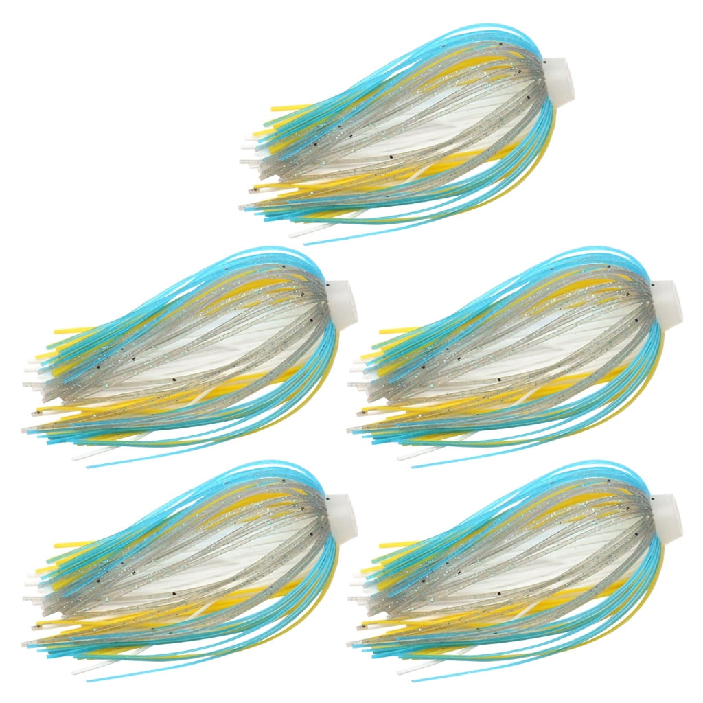 SIEYIO Silicone Jig Skirts Fishing Lure Skirt for Spinnerbaits Bass ...