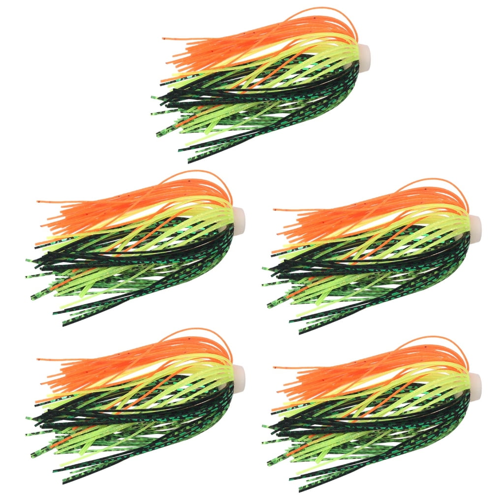 SIEYIO Silicone Jig Skirts Fishing Lure Skirt for Spinnerbaits Bass ...