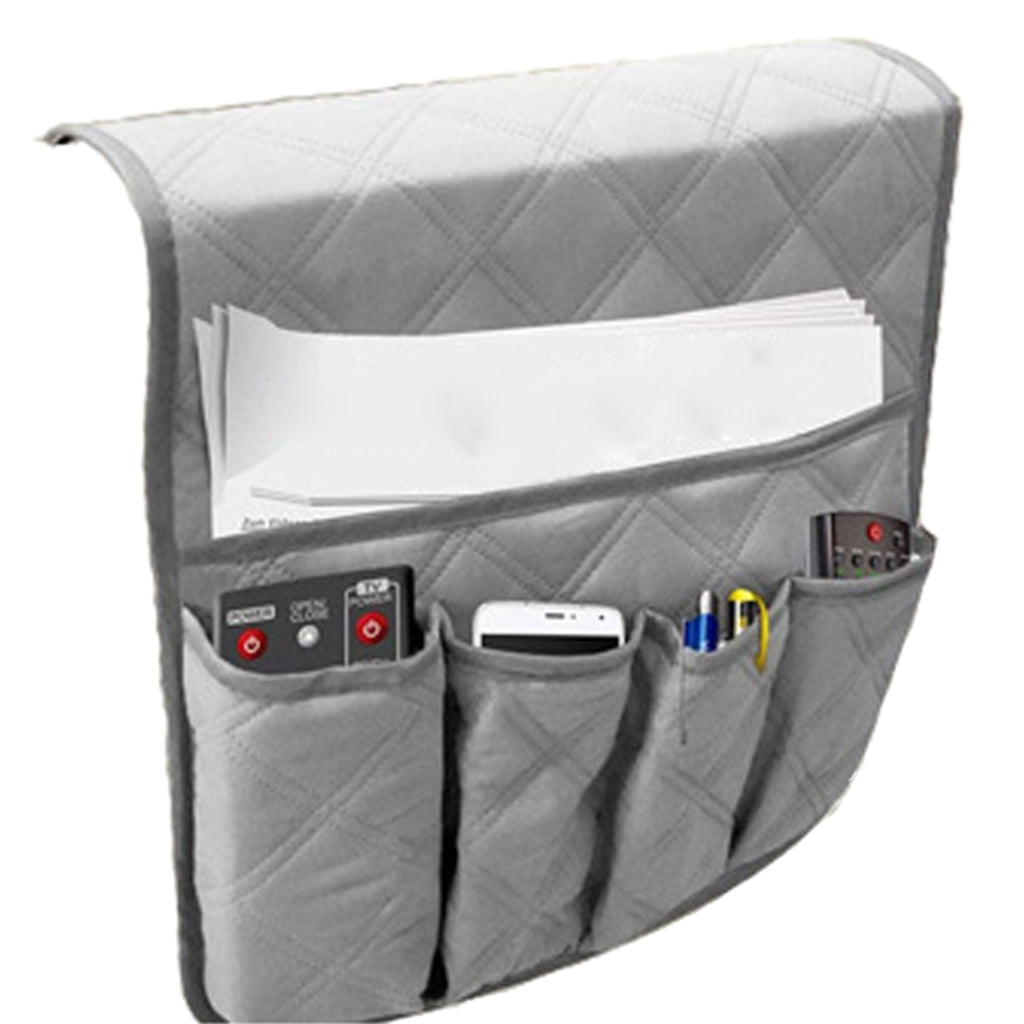 SIEYIO Sofa Armchair Pocket Remote Control Holder 5 Pockets Organizer ...