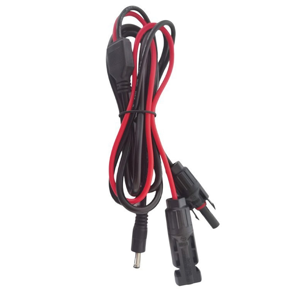 SIEYIO Solar Adapter Male and Female to 5.5mmx2.1mm Male Solar Power ...