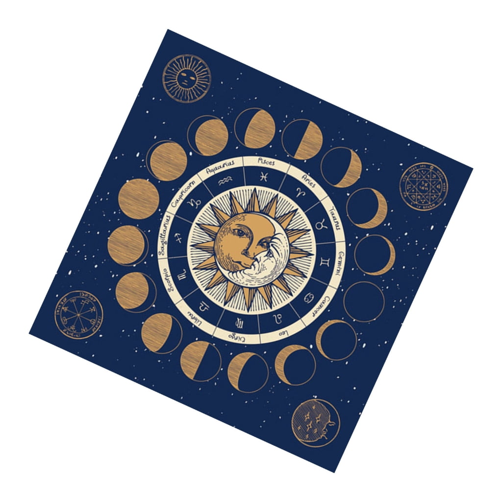SIEYIO Square Altar Board Game Card Pad Runes Table Cloth Mysterious ...