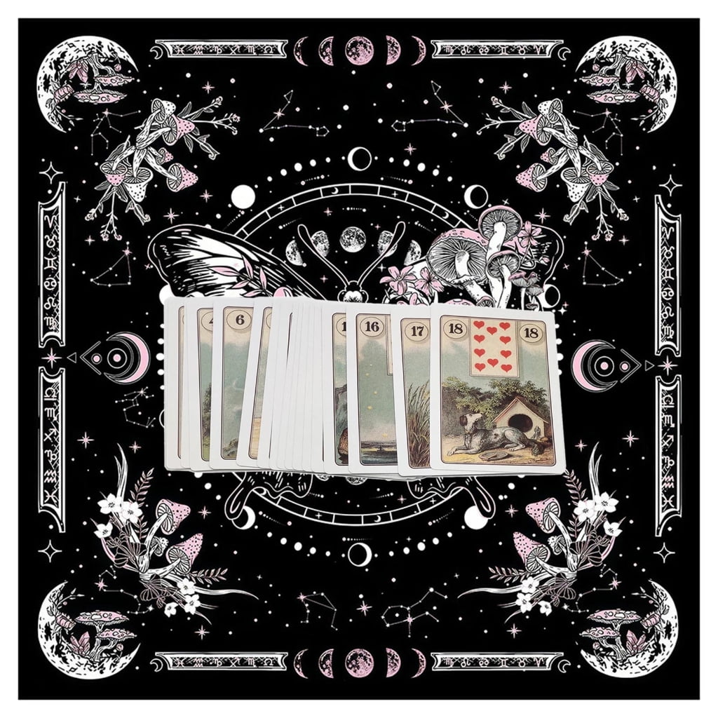 SIEYIO Square Flannelette Tarot Altar Cloth Board Game Pad Astrological ...