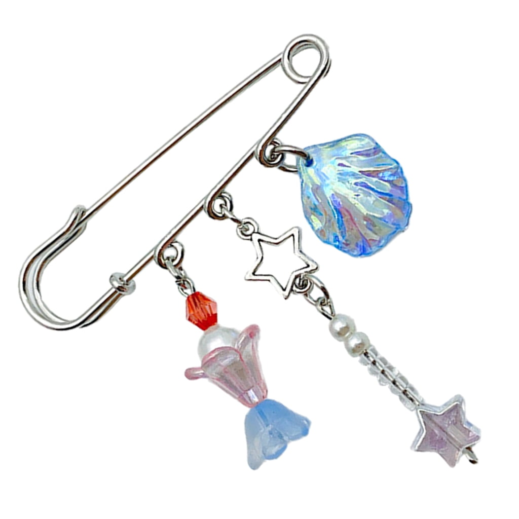 SIEYIO Stylish Decorative Pin Retro Shells Star Brooch Badges Stylish ...