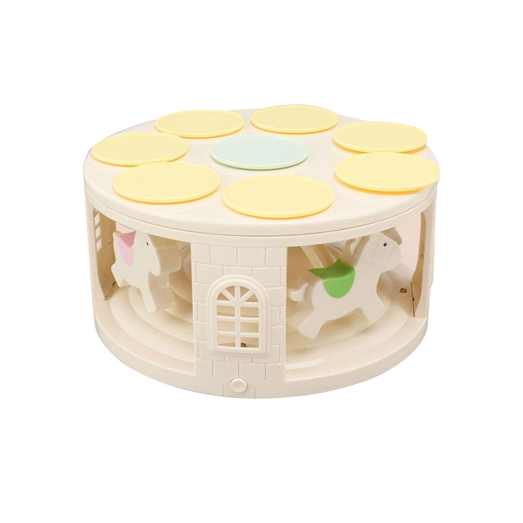SIEYIO Table Sushi Display Tray Double Layer Automatic Revolving ...
